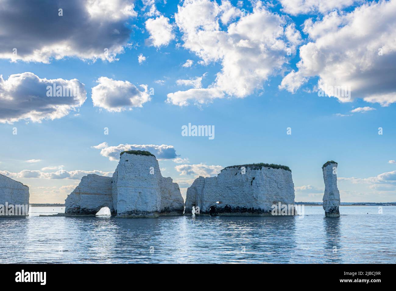 Old Harry Rocks, Dorset Jurassic Coast landmark and landscape, England ...