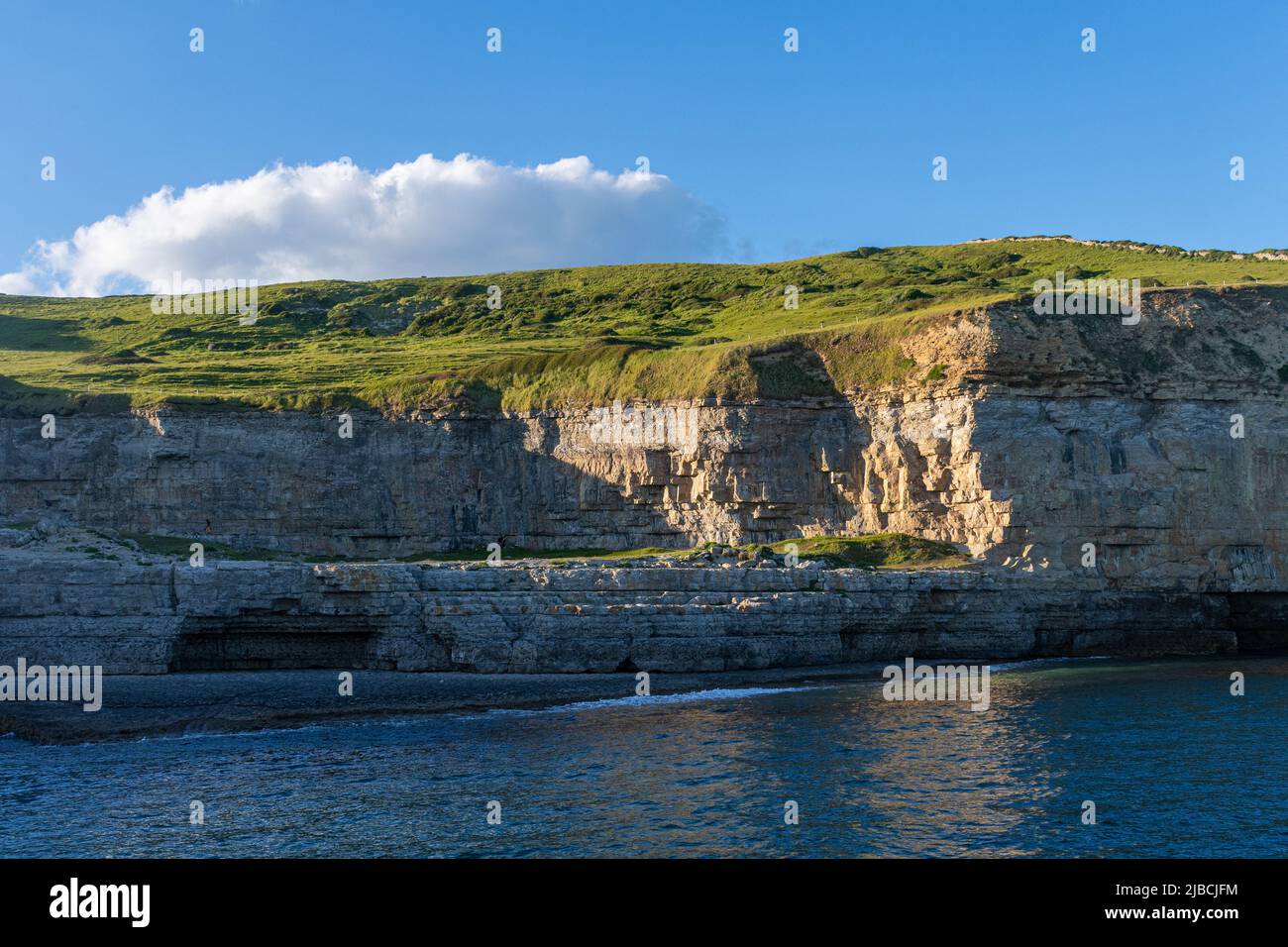 Dancing Ledge on the Jurassic Coast, Isle of Purbeck, Dorset, England ...