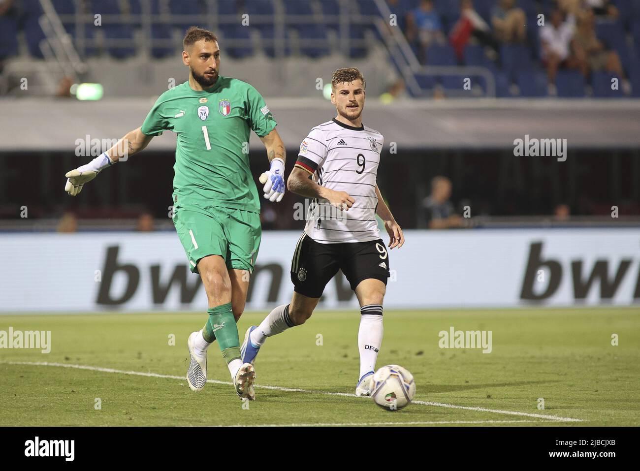 Gianluigi Donnarumma of Italy play the ball during Italy vs Germany, 1 ...