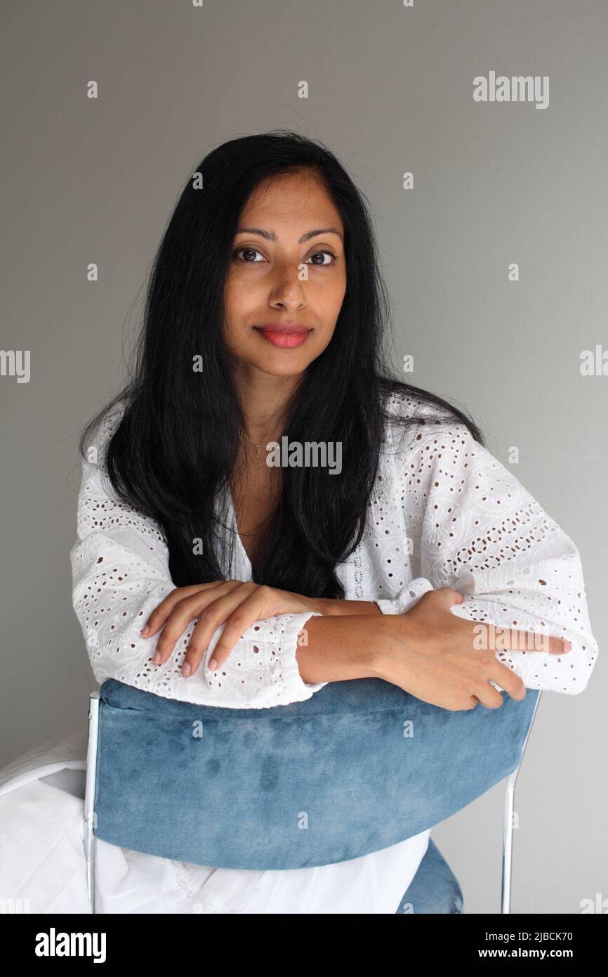 Portrait de Avni Doshi 22/05/2022 ©Basso Cannarsa/opale.photo Stock ...