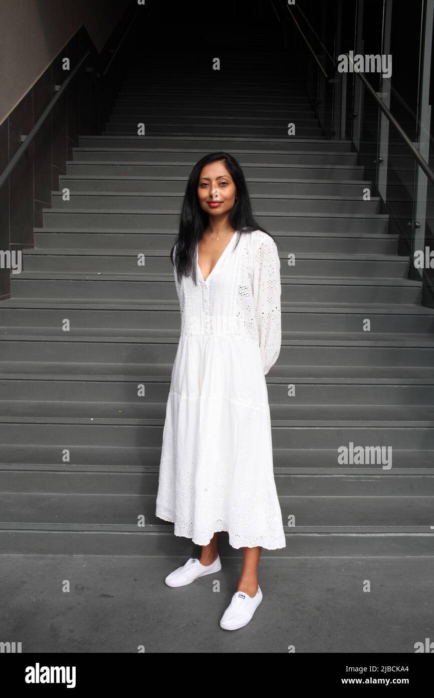 Portrait de Avni Doshi 22/05/2022 ©Basso Cannarsa/opale.photo Stock ...