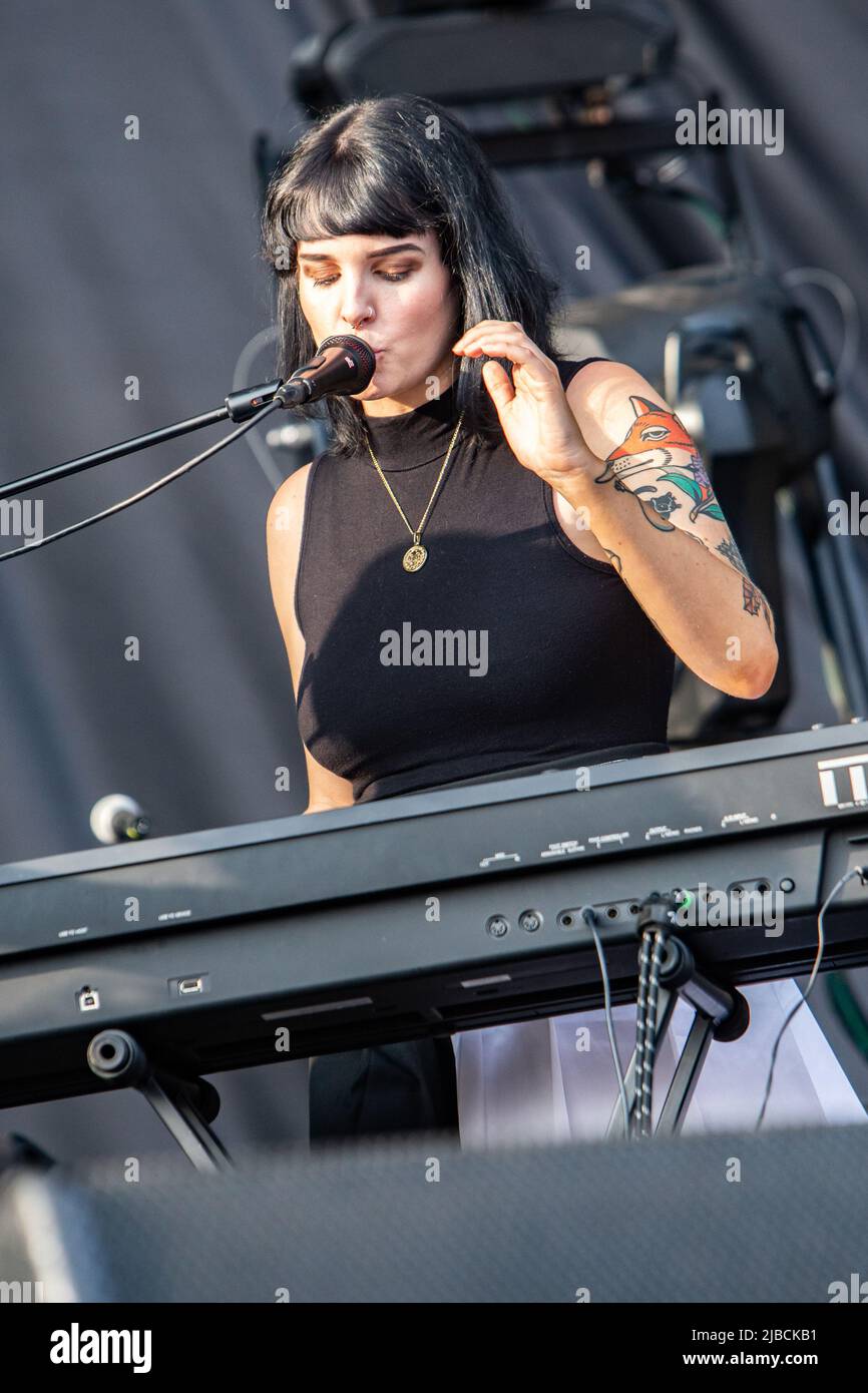 Bologna Italy. 04 June 2022. The English rock band CREEPER performs ...