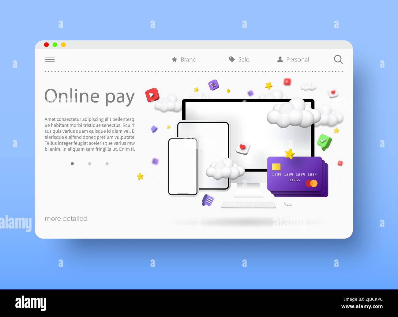 Card payments over phone Stock Vector Images - Alamy