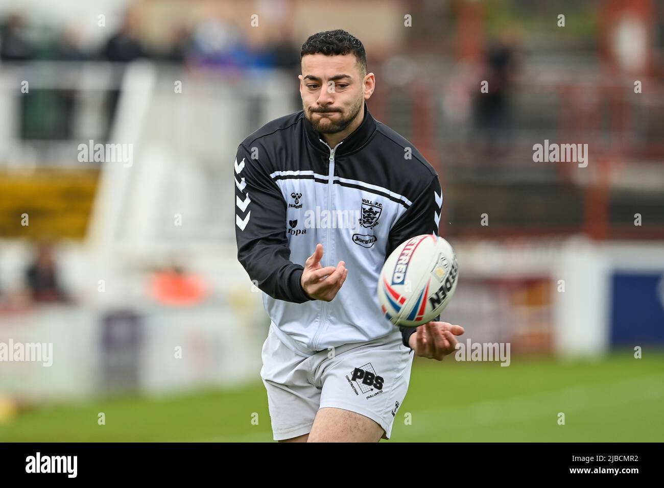 Jake Connor (1) of Hull FC during pre match warm up Stock Photo - Alamy