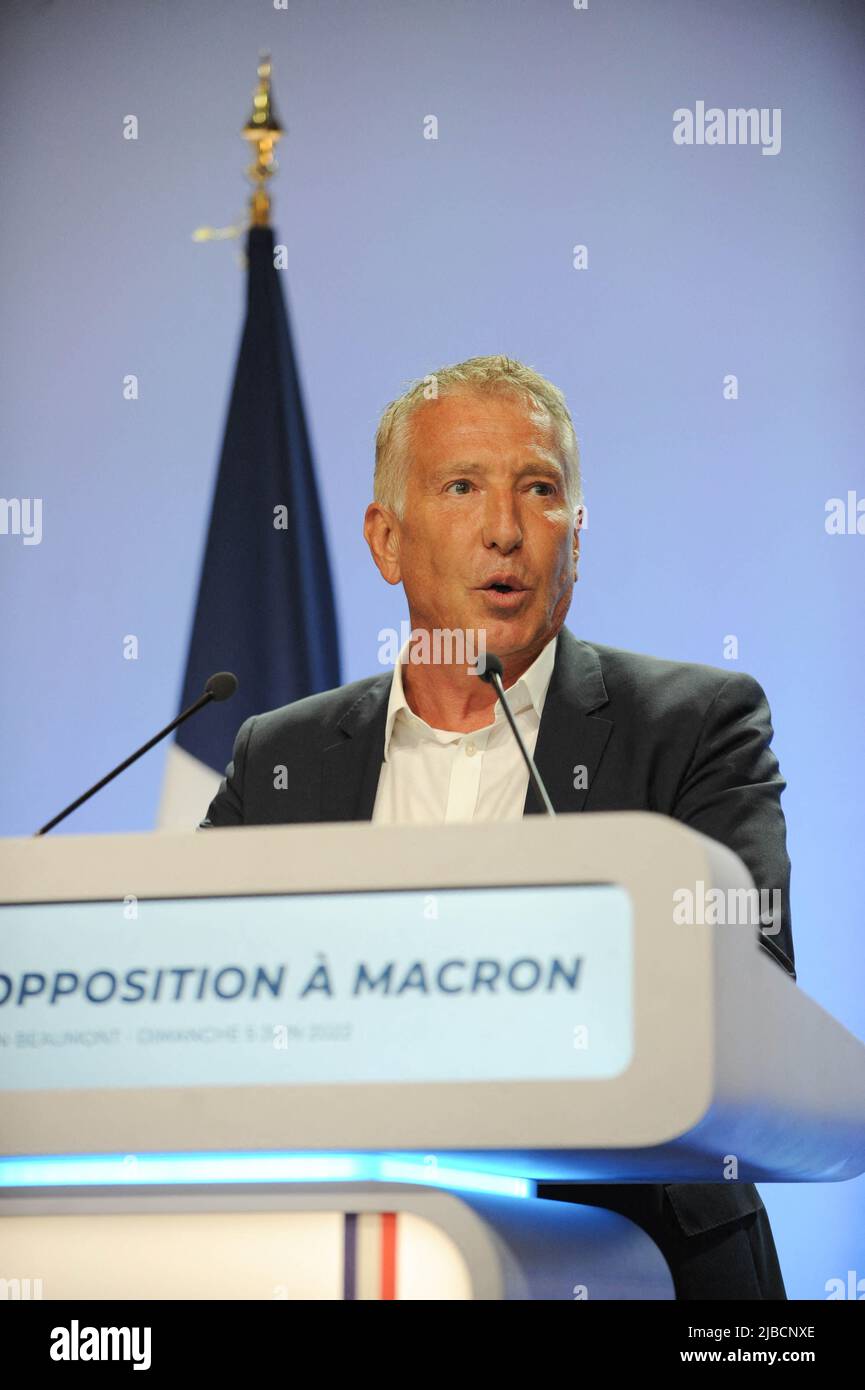Meeting of the Rassemblement national (RN), a far-right French party in ...