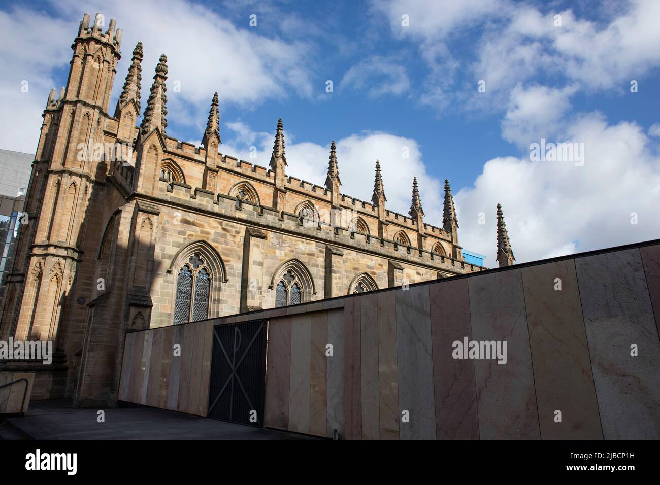 Side view of the Roman Catholic Metropolitan Cathedral Church of Saint ...