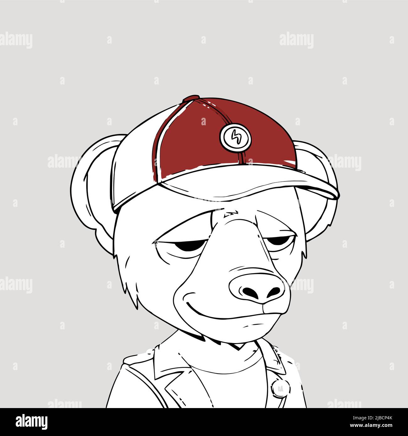 vector drawing bear vector Stock Vector Image & Art - Alamy