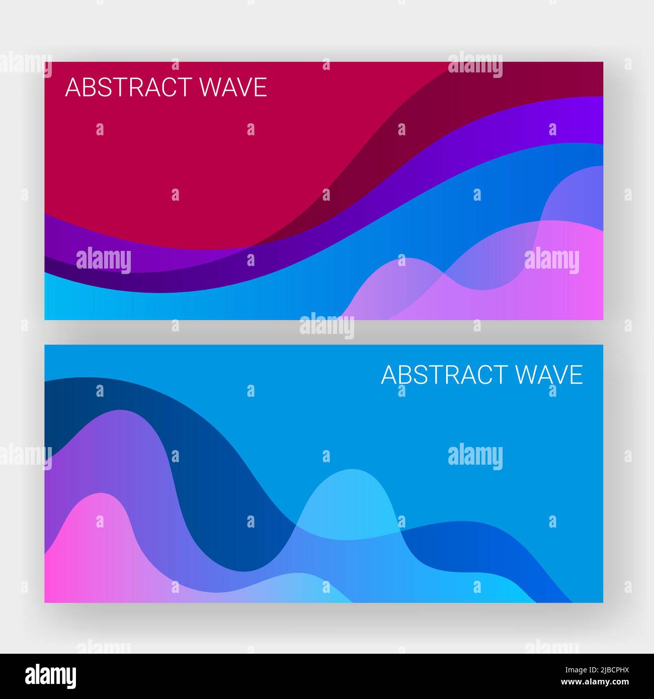 abstract wave banner background Stock Vector Image & Art - Alamy