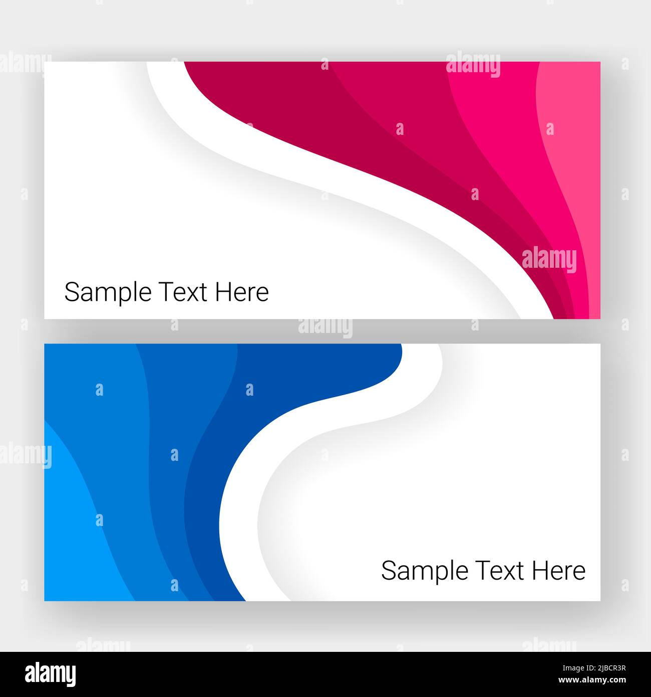 abstract wave red blue banner Stock Vector Image & Art - Alamy