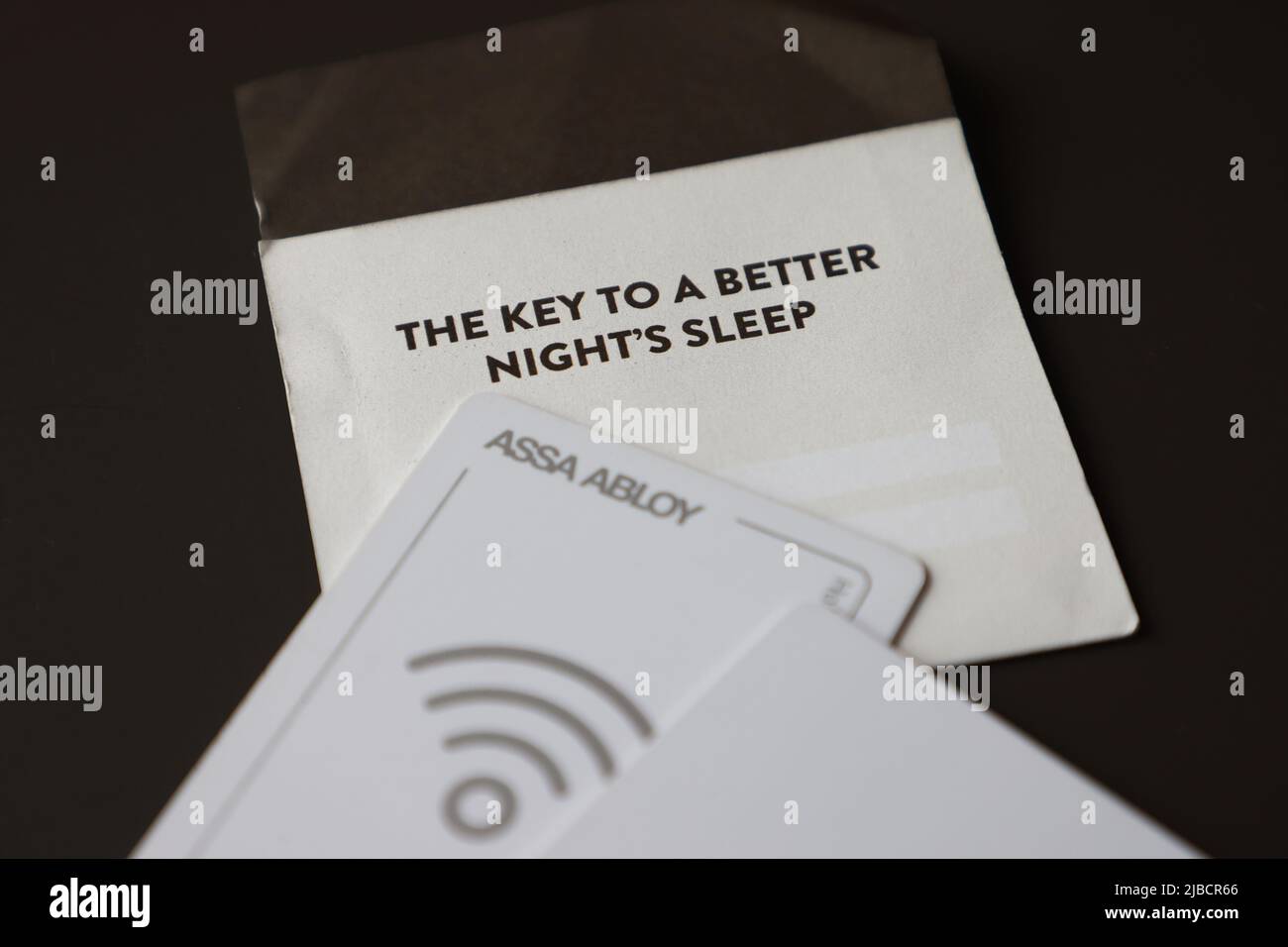 Key cards from Assa Abloy at Scandic hotels, Norrköping, Sweden Stock ...