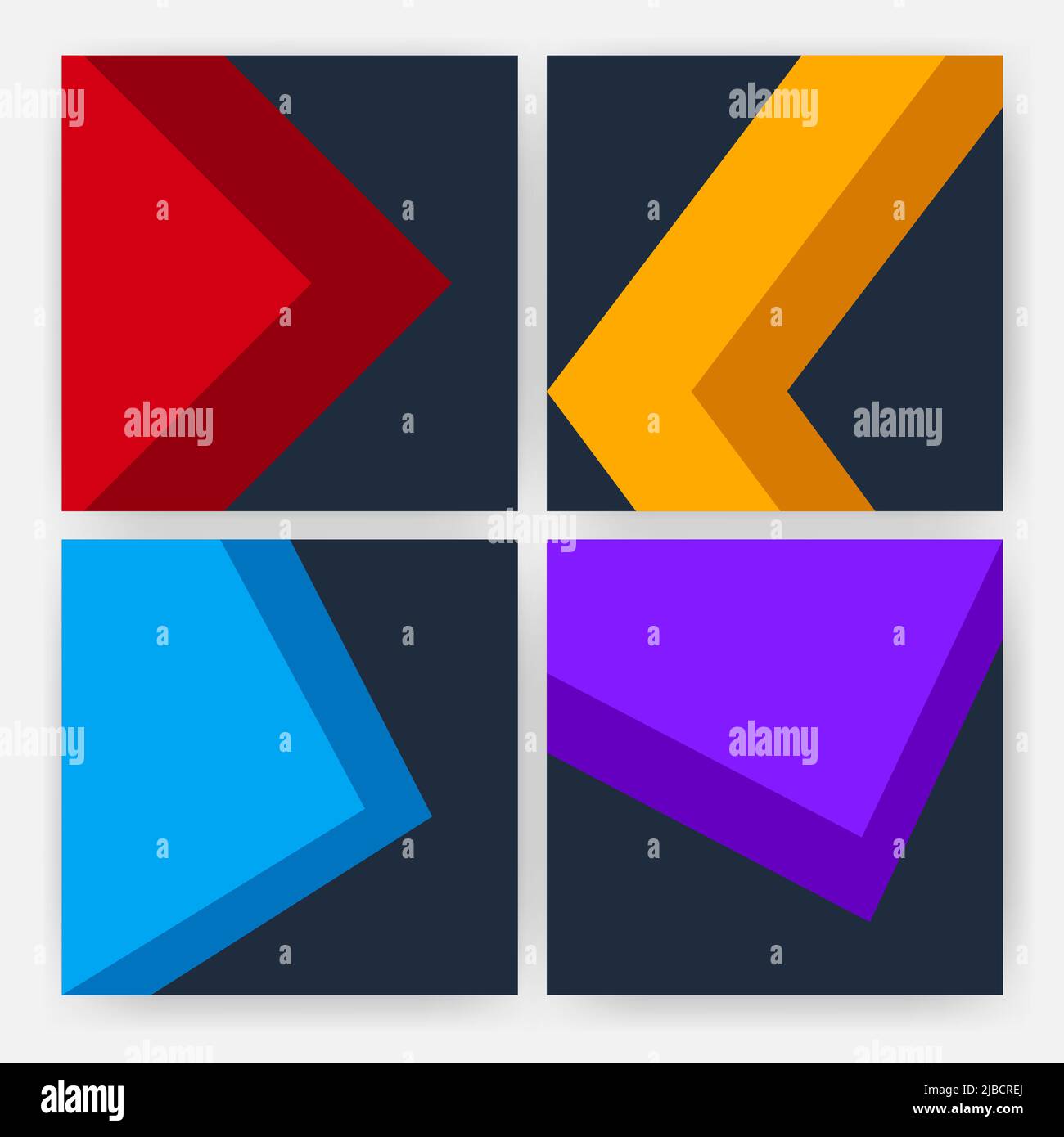 square banner printout multicolor template Stock Vector Image & Art - Alamy