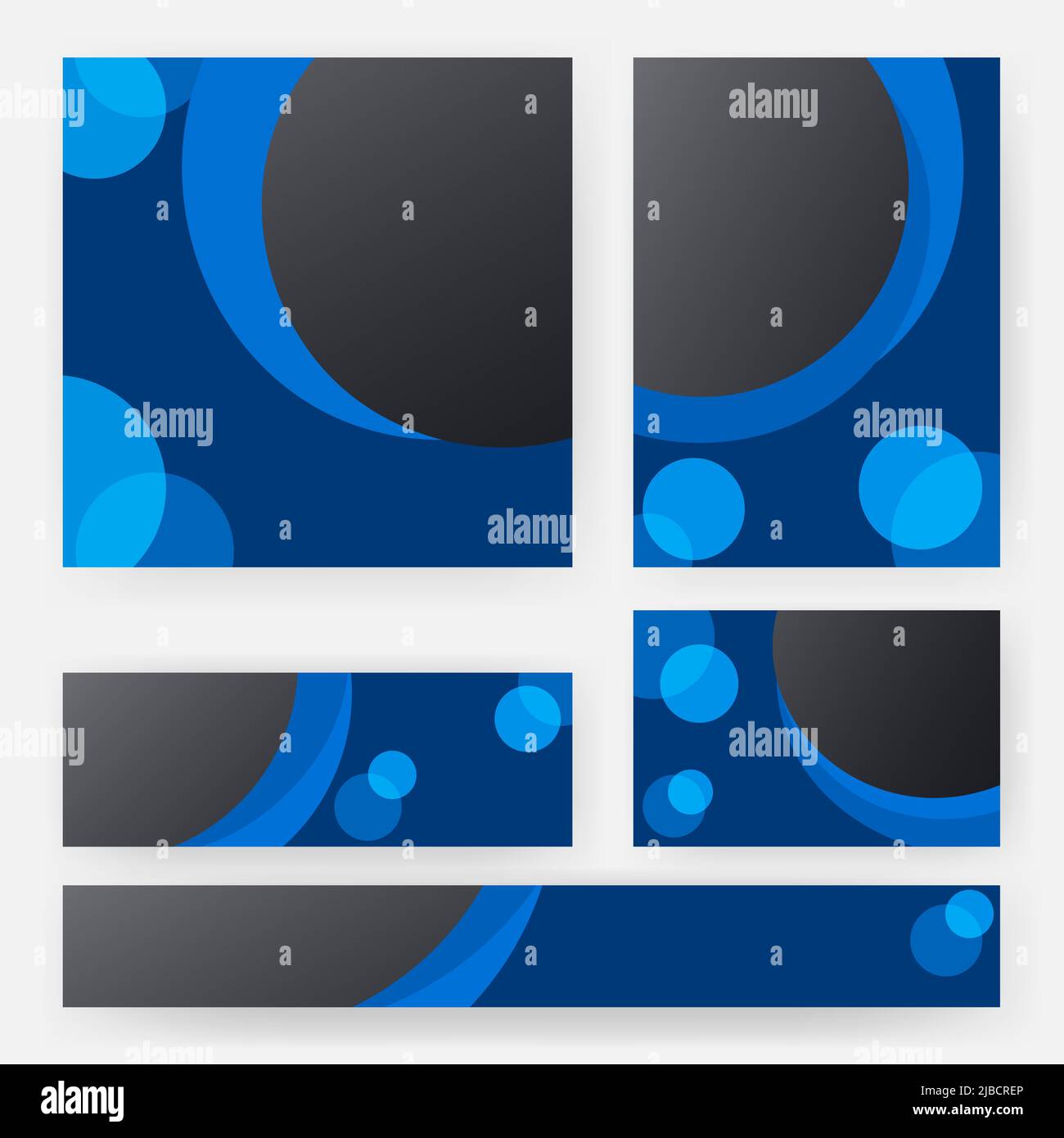 banner pamphlet brochure card blue Stock Vector Image & Art - Alamy