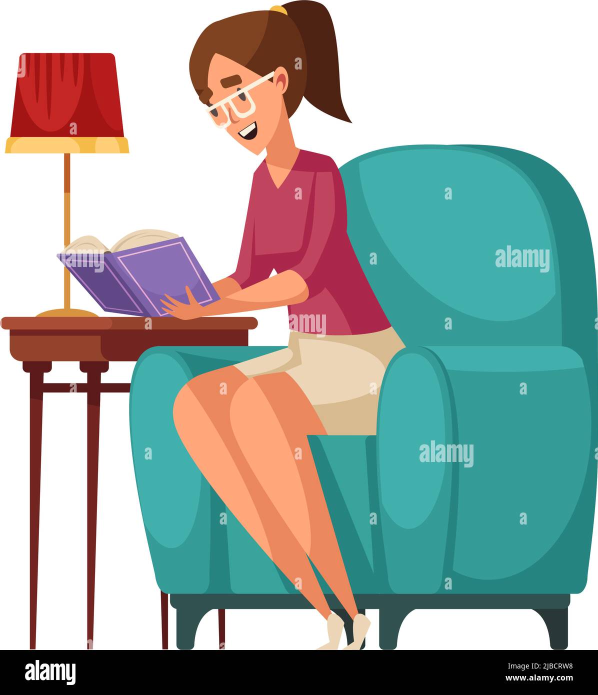 Vintage librarian Stock Vector Images - Alamy
