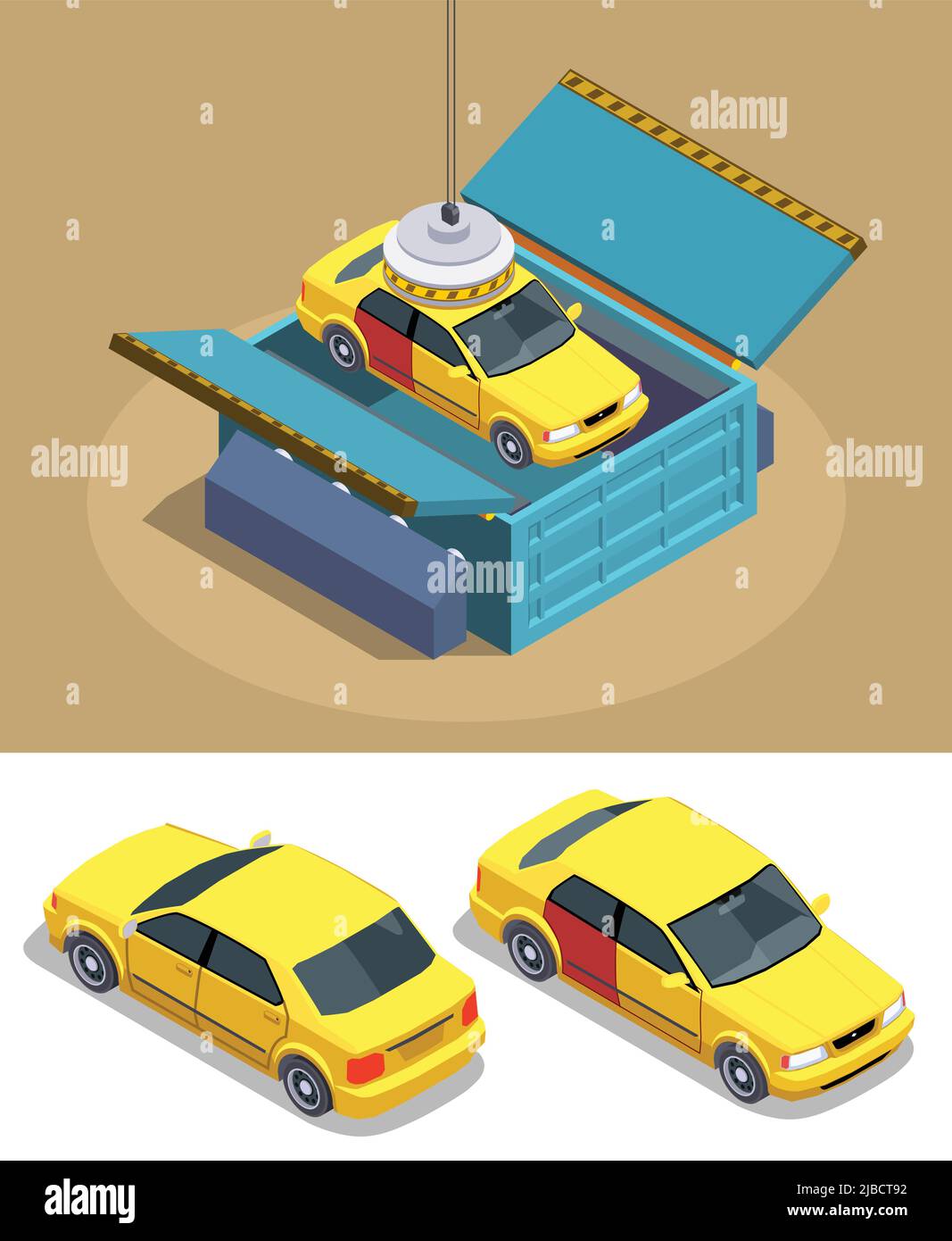 Magnet car Stock Vector Images - Alamy