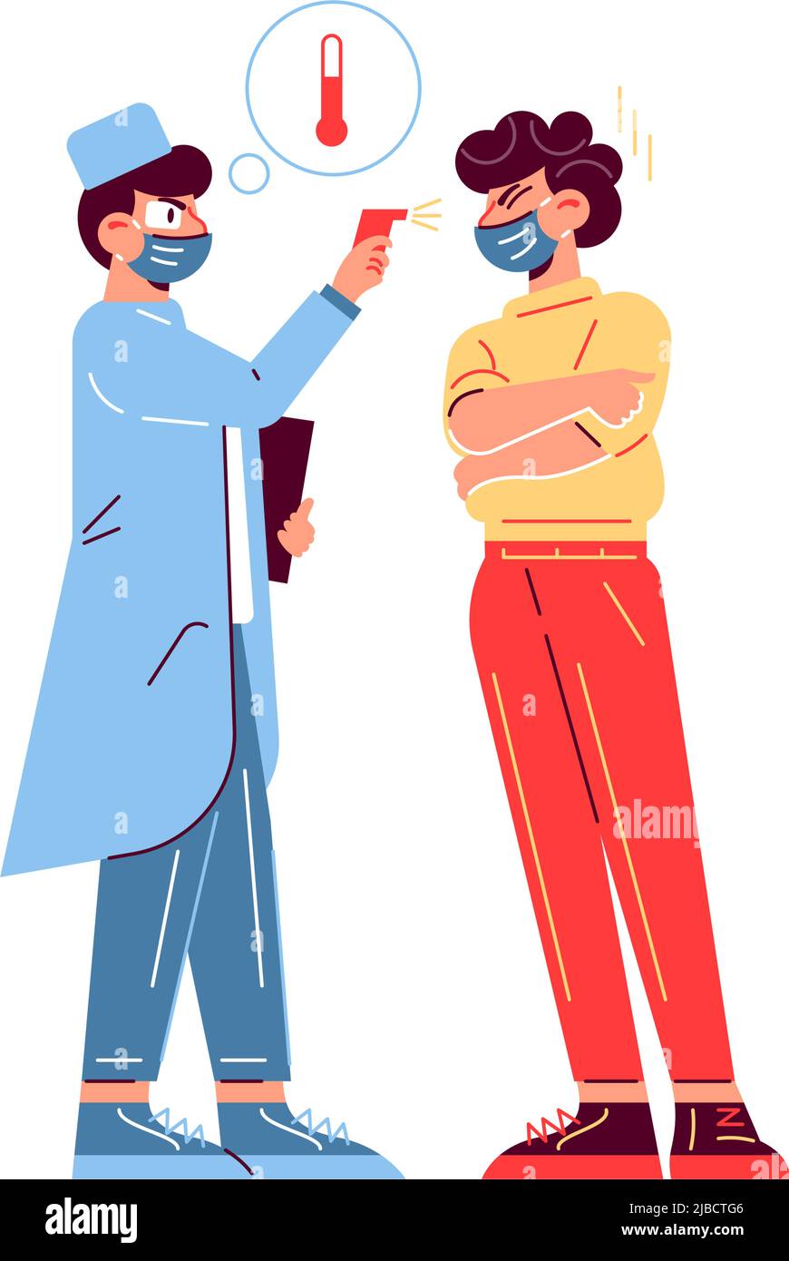 Hospital medicine doctor patient composition with character of doctor ...