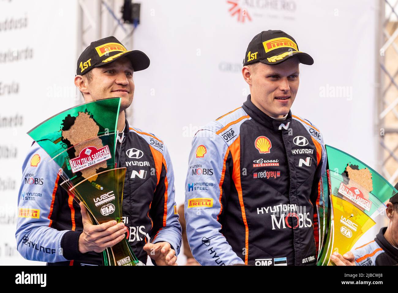 TANAK Ott (est), Hyundai Shell Mobis World Rally Team, Hyundai i20 N ...