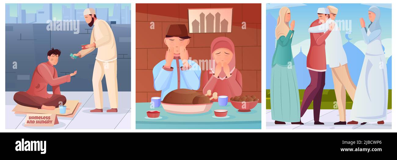 Charity and donation praying Stock Vector Images - Alamy