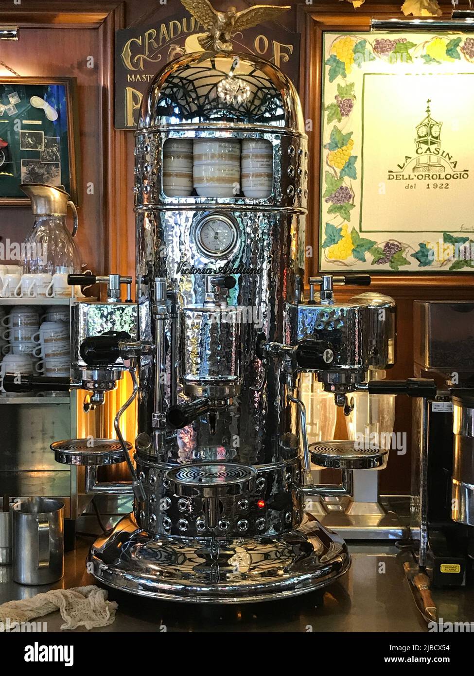 Cafe italy barista hi-res stock photography and images - Alamy