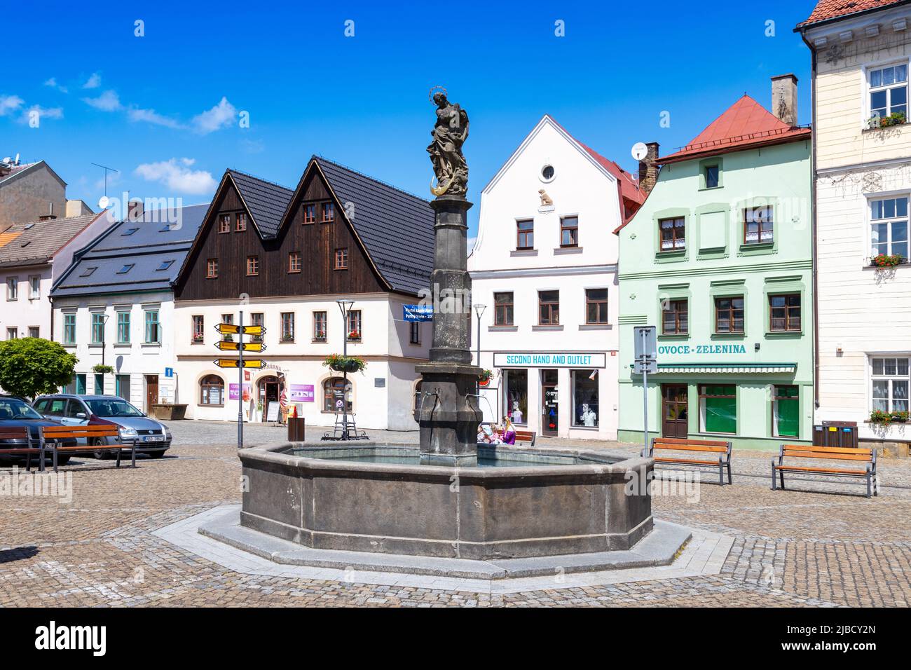 Namesti Míru, Česká Kamenice, Severni Cechy, Ceska republika / Ceska ...