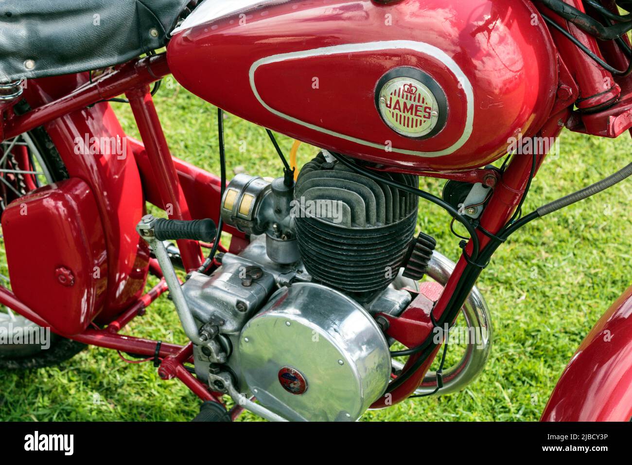 1954 James Cadet. Heskin Steam Rally 2022 Stock Photo - Alamy