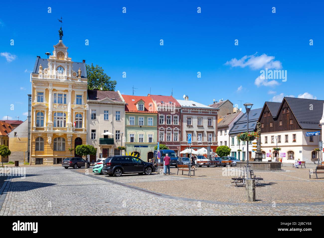 Namesti Míru, Česká Kamenice, Severni Cechy, Ceska republika / Ceska ...