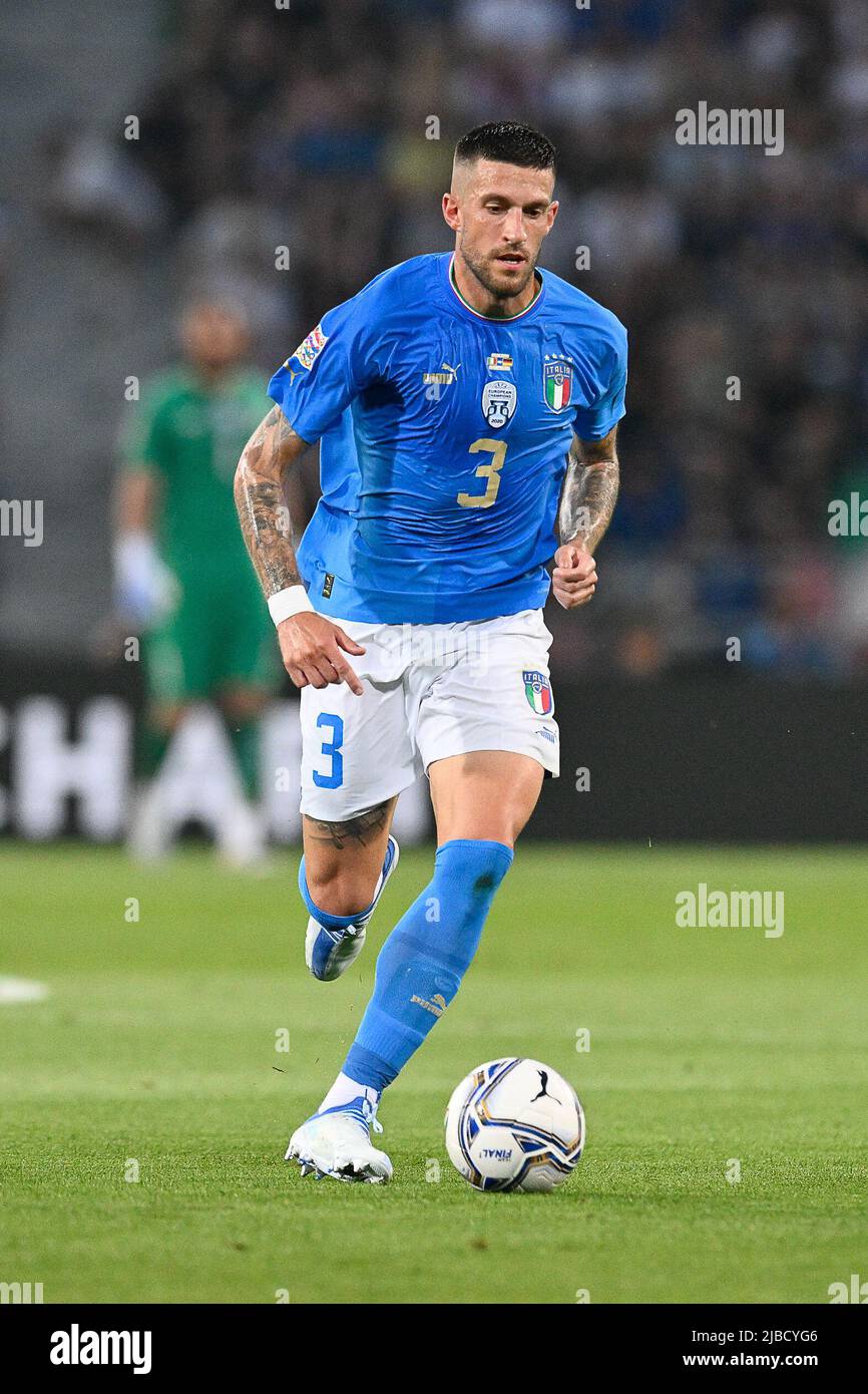Cristiano Biraghi of Italy during football match Italy vs Germany, at ...