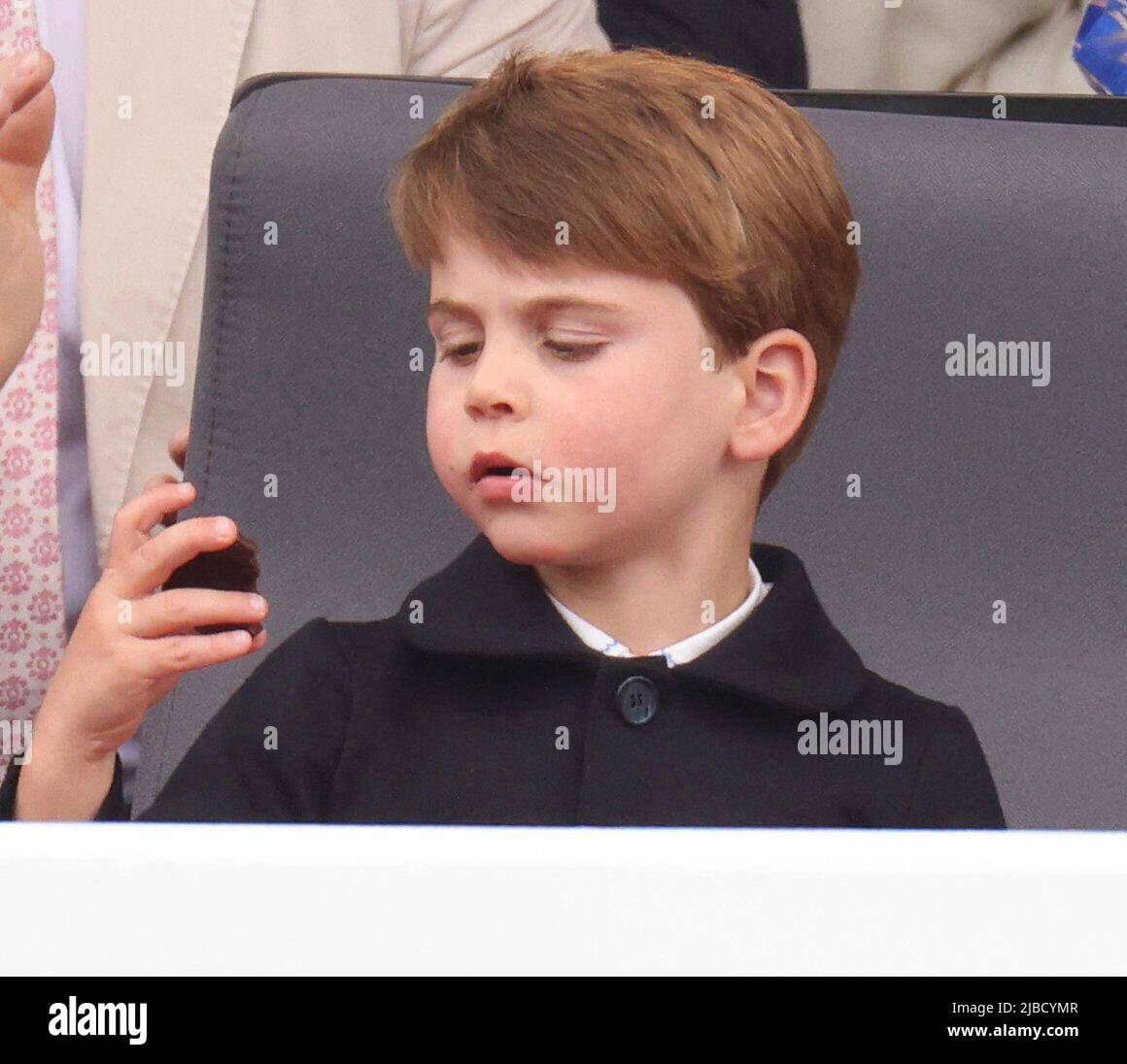 Prince Louis during the Platinum Jubilee Pageant in front of Buckingham ...
