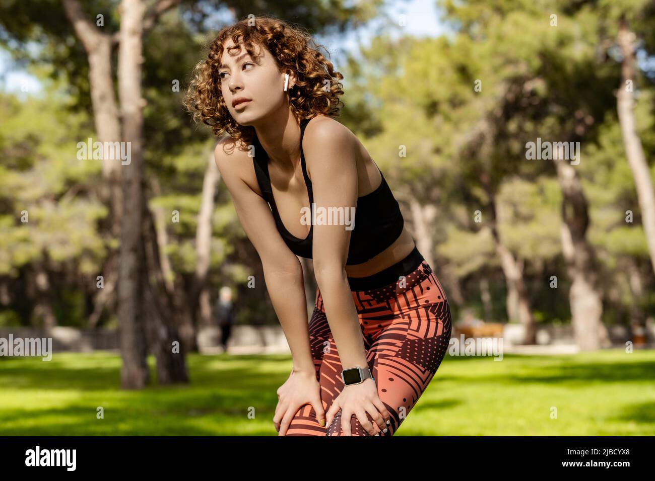 Lady running ginger hi-res stock photography and images - Alamy