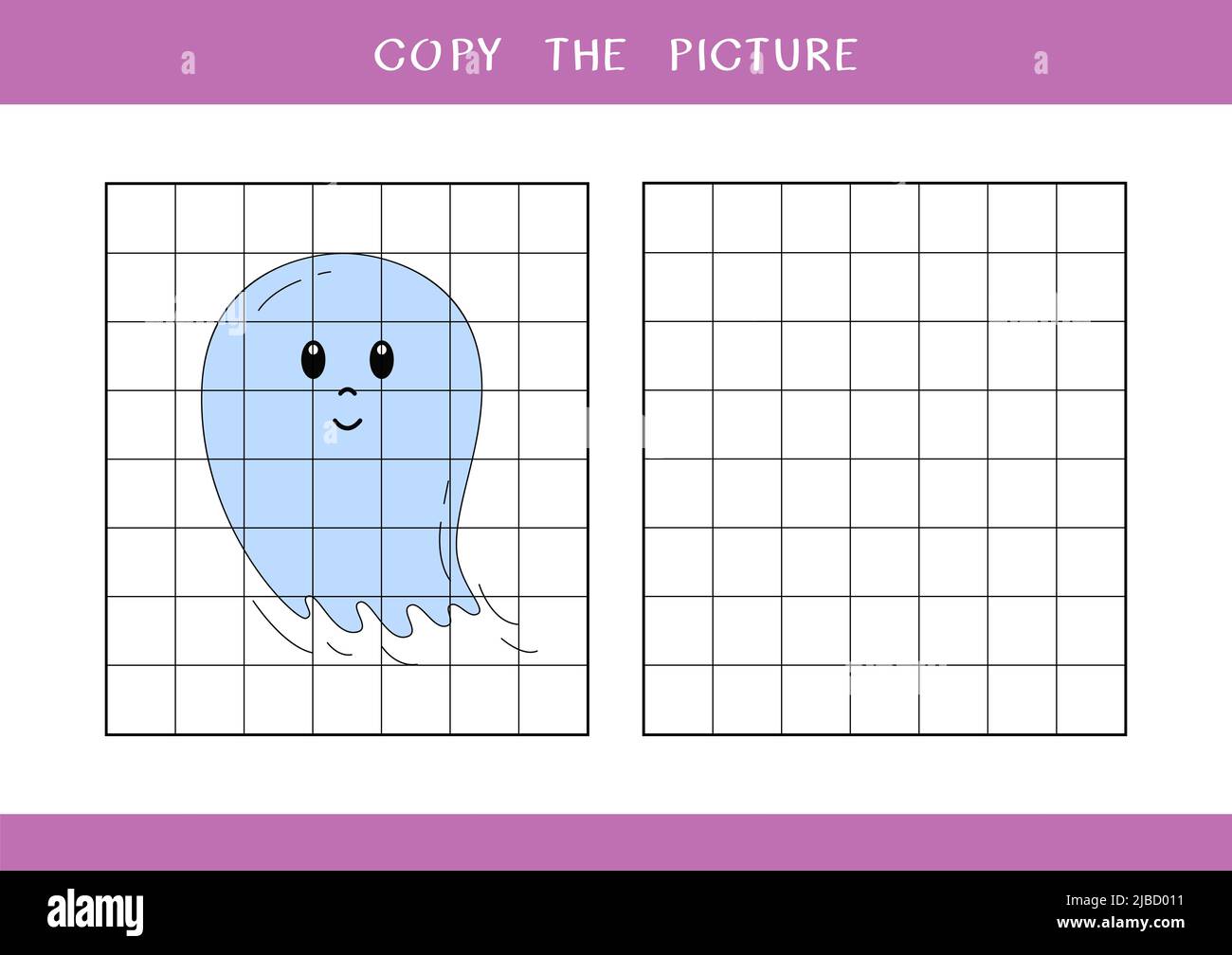 Copy the picture of cute ghost Stock Photo - Alamy