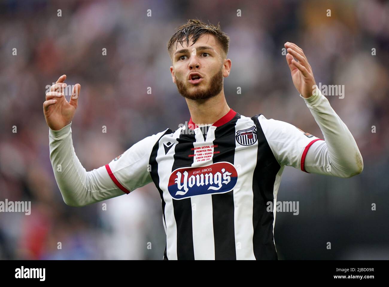 Grimsby Town’s John McAtee during the Vanarama National League play off ...