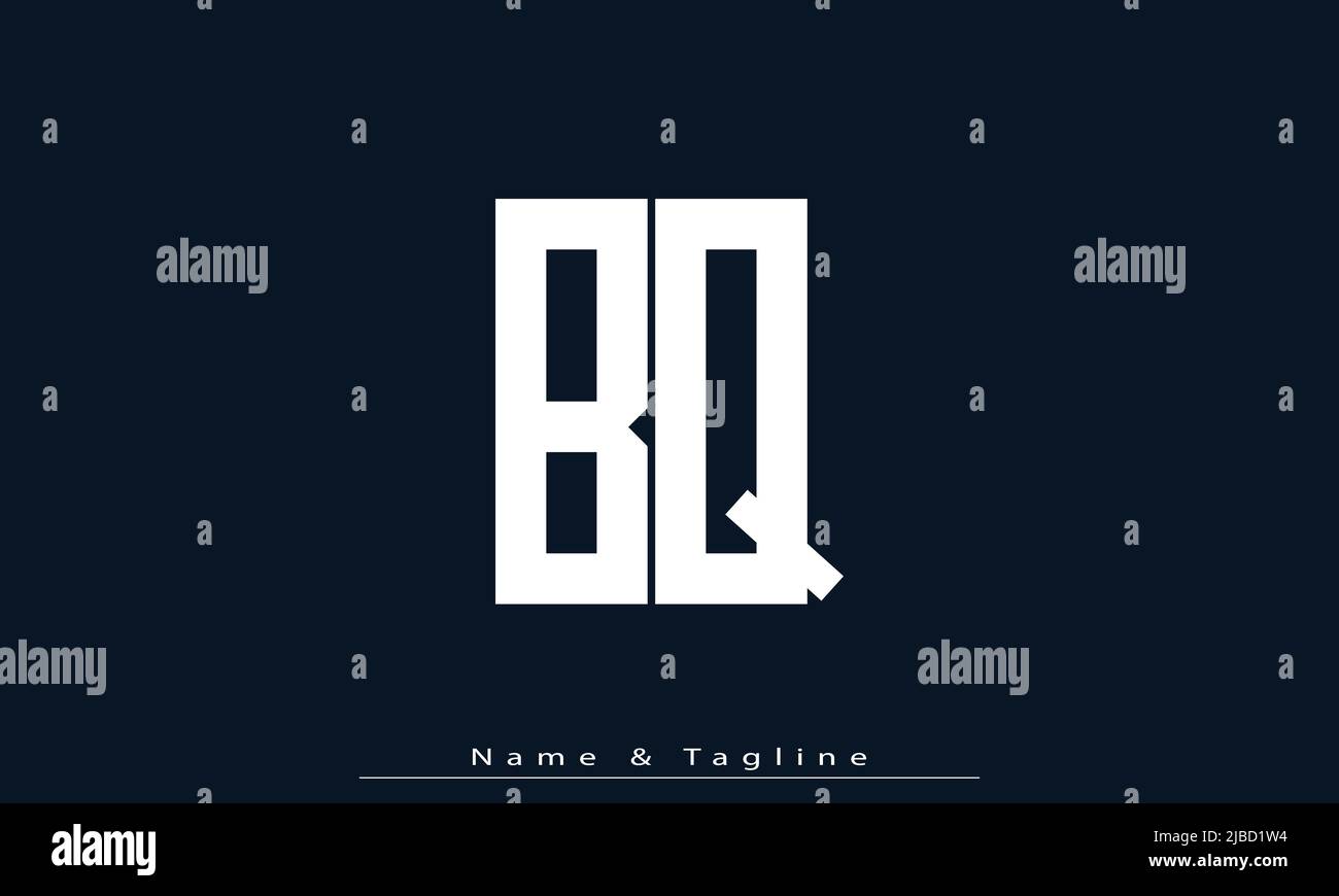 Alphabet letters Initials Monogram logo BQ, QR Stock Vector Image & Art ...
