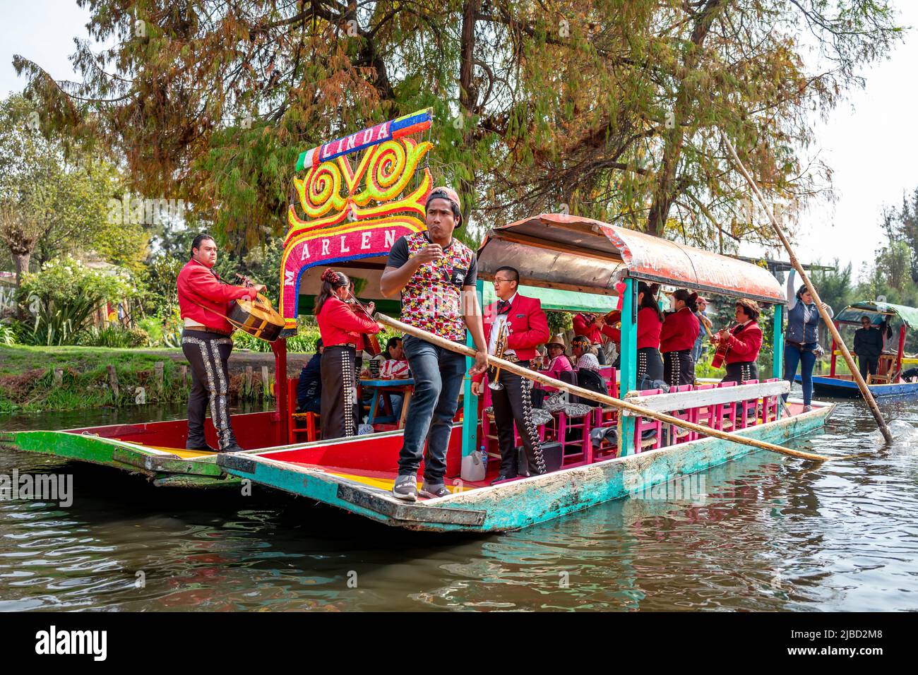 Mexico City, January 19th 2019: Families enjoying a traditional day out ...