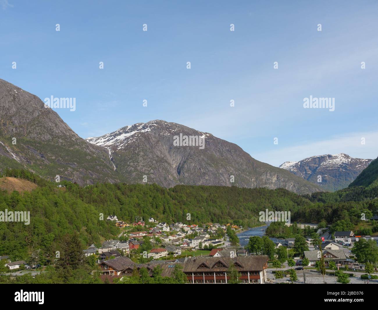 ship cruise in the norwegian hardangerfjord Stock Photo - Alamy