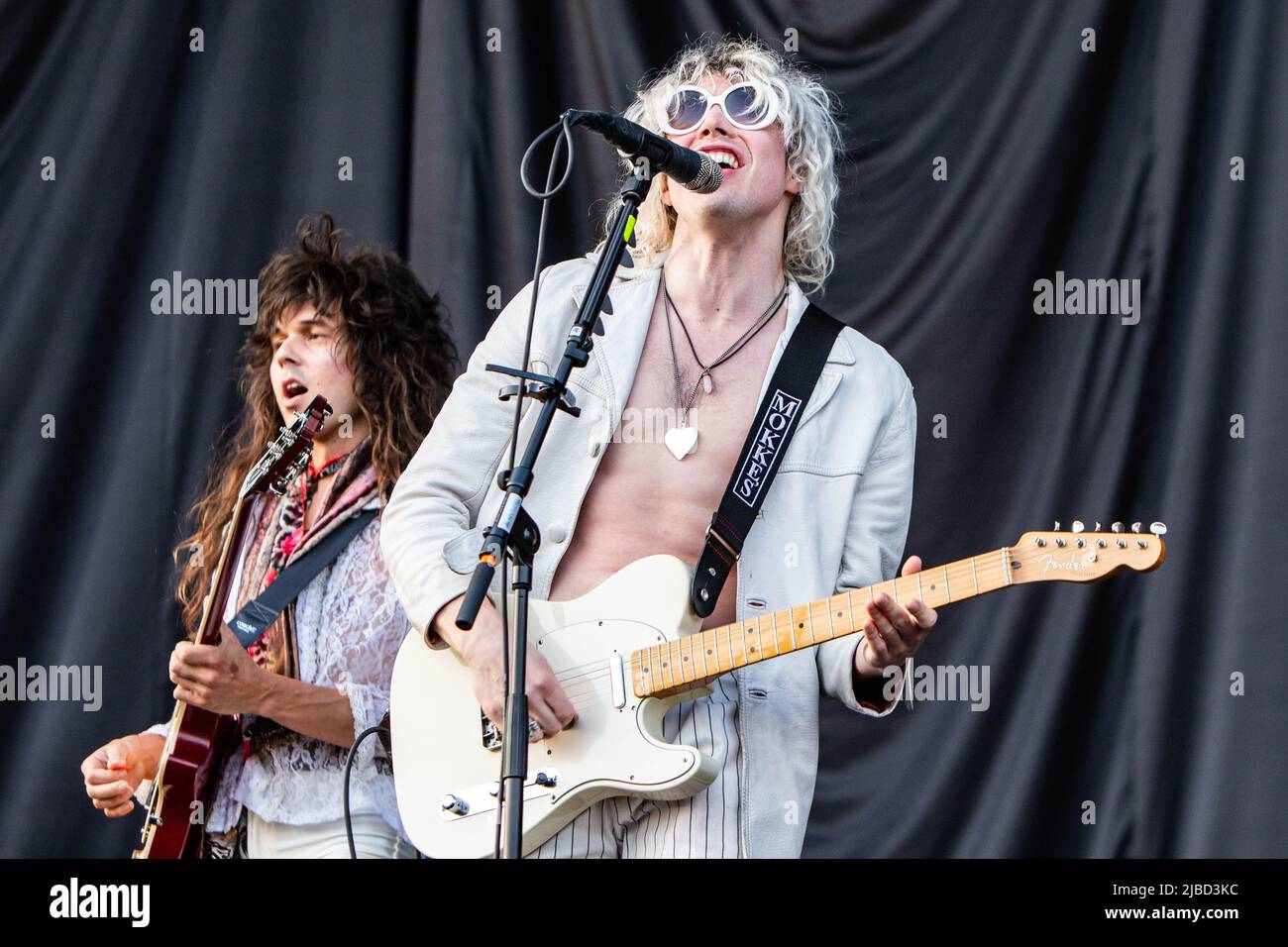 Bologna Italy. 04 June 2022. The English singer songwriter BARNS ...