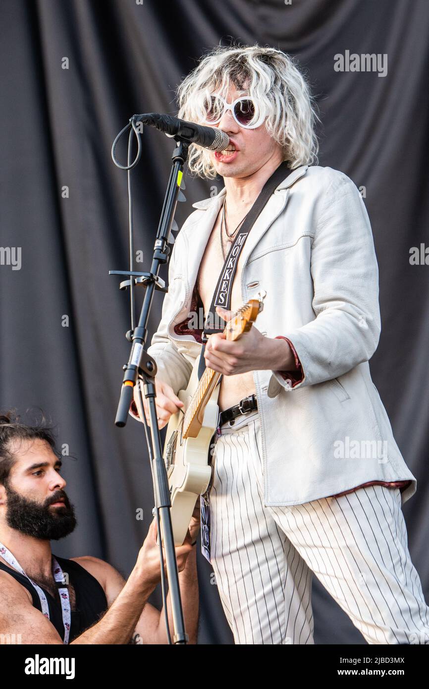 Bologna Italy. 04 June 2022. The English singer songwriter BARNS ...