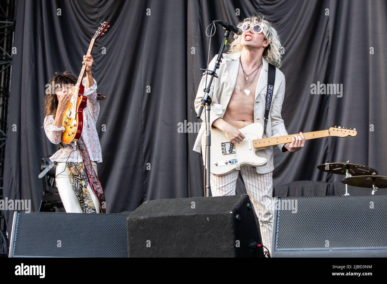 Bologna Italy. 04 June 2022. The English singer songwriter BARNS ...
