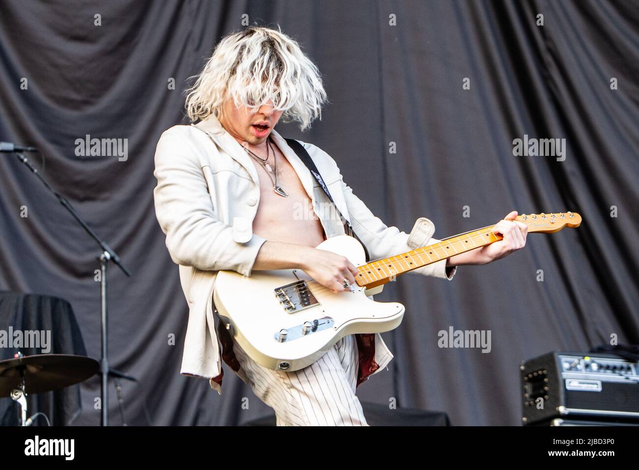 Bologna Italy. 04 June 2022. The English singer songwriter BARNS ...