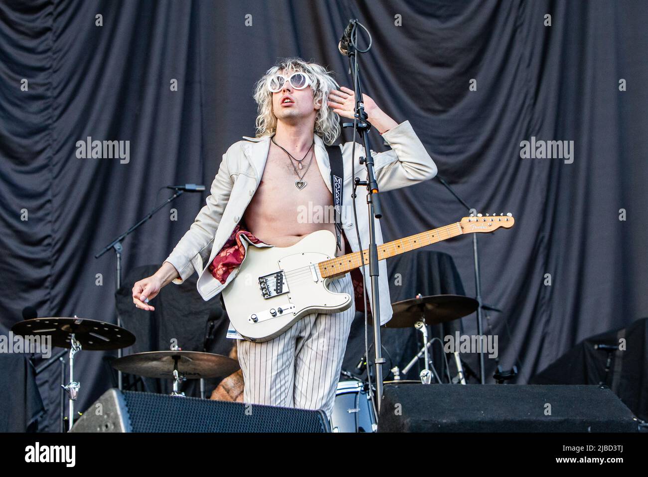 Bologna Italy. 04 June 2022. The English singer songwriter BARNS ...