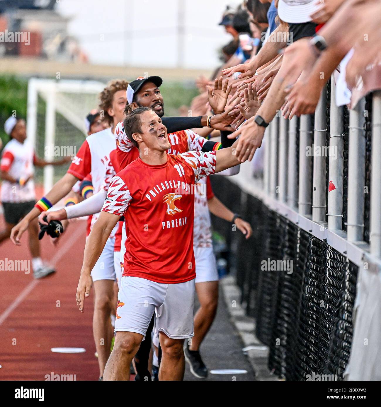 Ultimate frisbee competition match - AUDL professional frisbee players ...