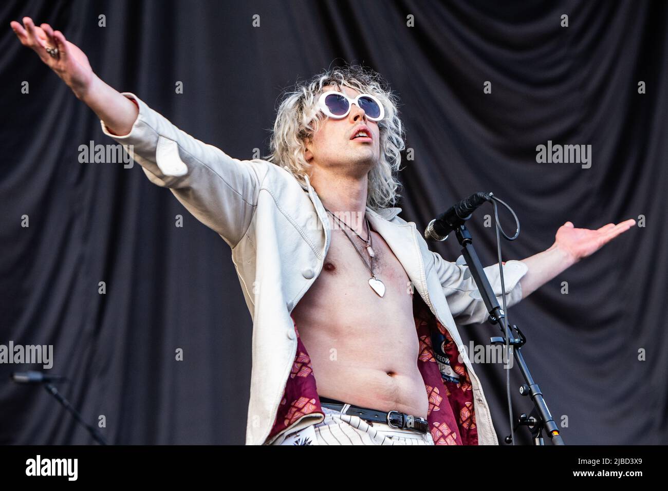Bologna Italy. 04 June 2022. The English singer songwriter BARNS ...