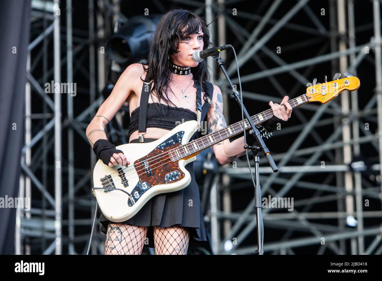 Bologna Italy. 04 June 2022. The English singer songwriter BARNS ...