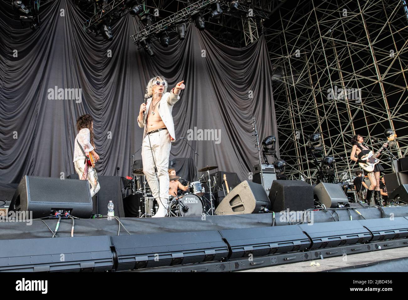 Bologna Italy. 04 June 2022. The English singer songwriter BARNS ...