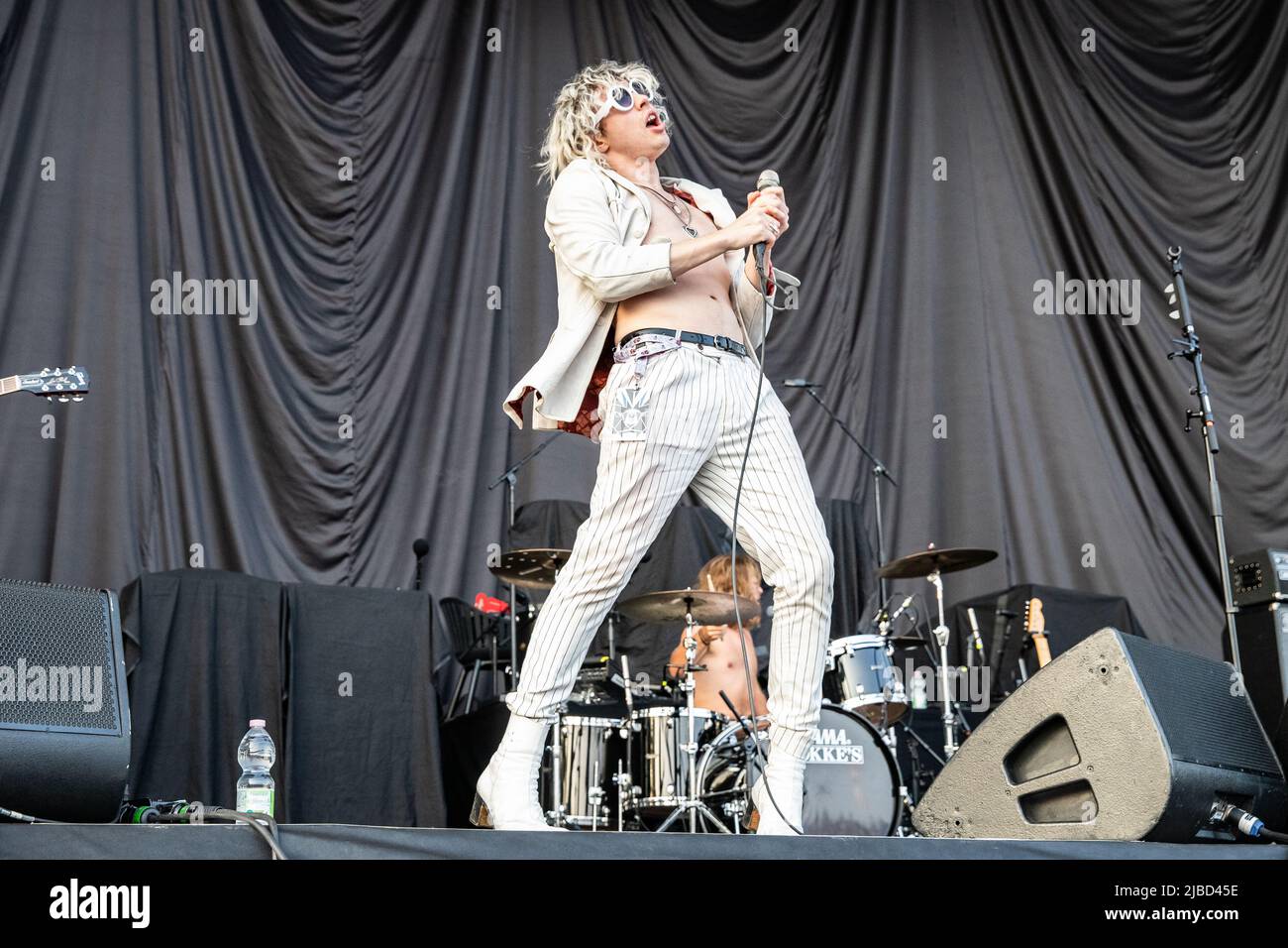 Bologna Italy. 04 June 2022. The English singer songwriter BARNS ...