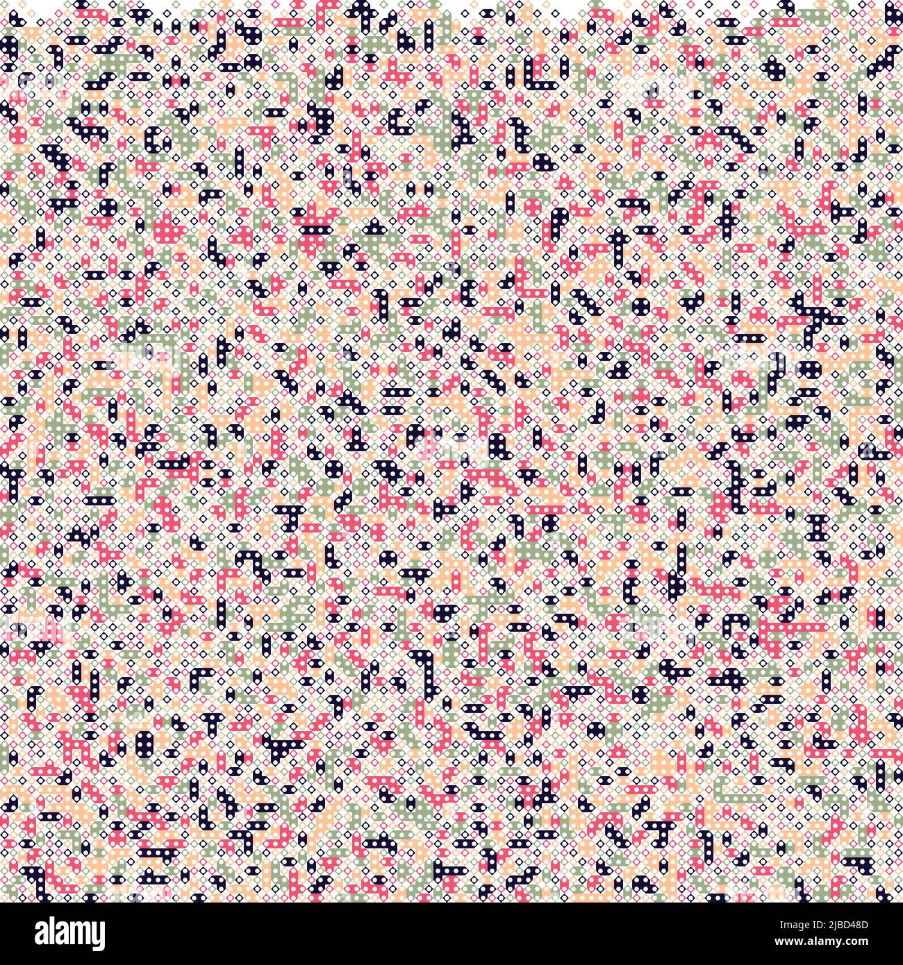 Abstract Rule 250 Neighbors 3 Elementary cellular automata example ...