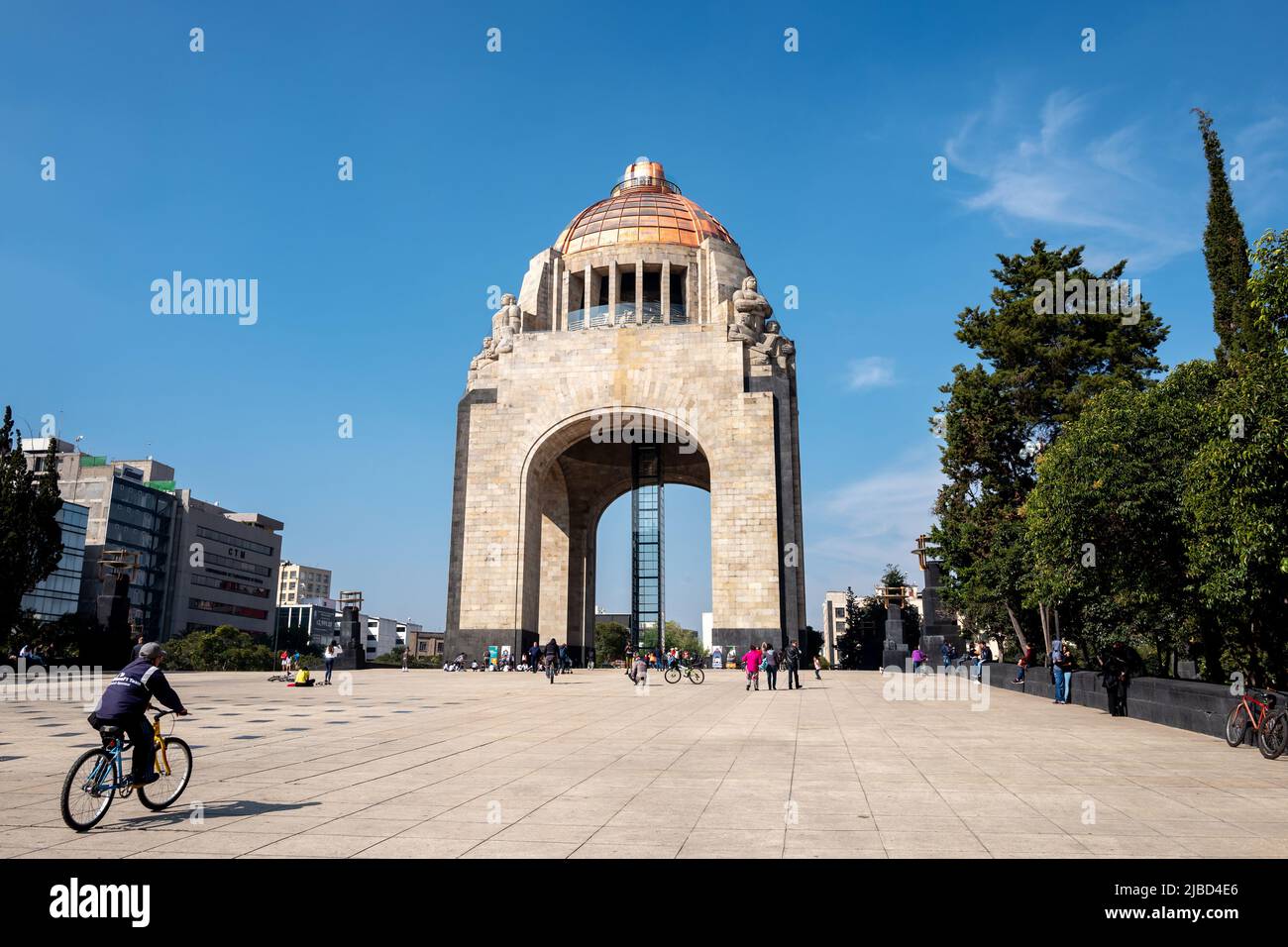 Mexico City, January 20th 2019: The Monument to the Mexican Revolution ...