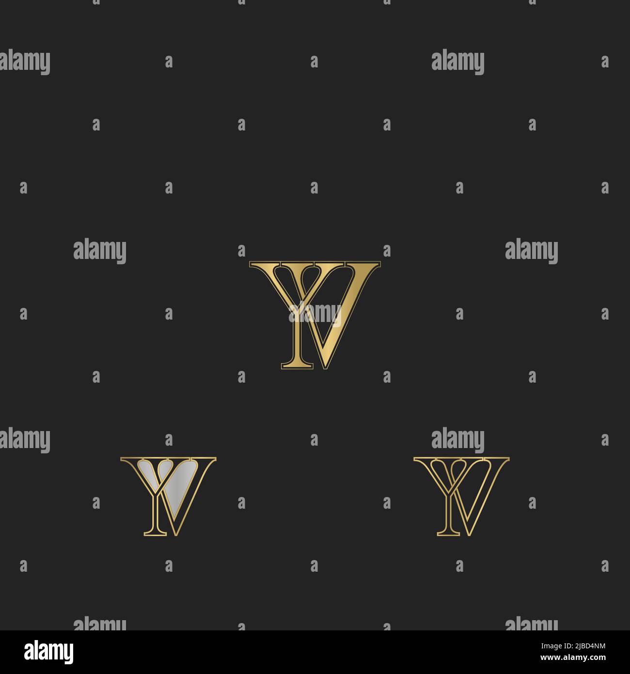 Alphabet Initials logo VY, YV, V and Y Stock Vector Image & Art - Alamy
