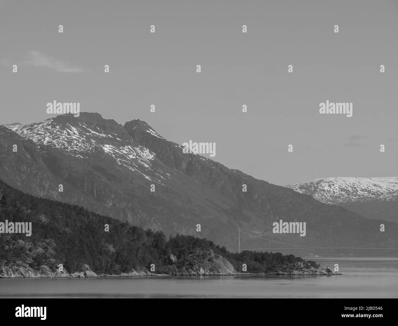 ship cruise in the norwegian hardangerfjord Stock Photo - Alamy