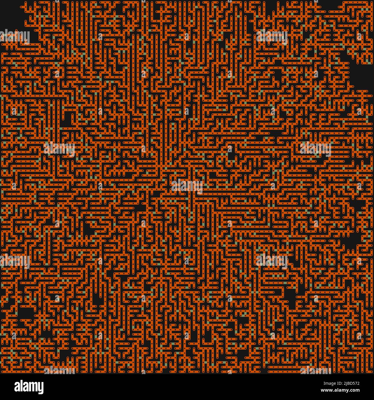 Albert-Laszlo Barabasi algorithm network visualization implementation illustration Stock Vector ...