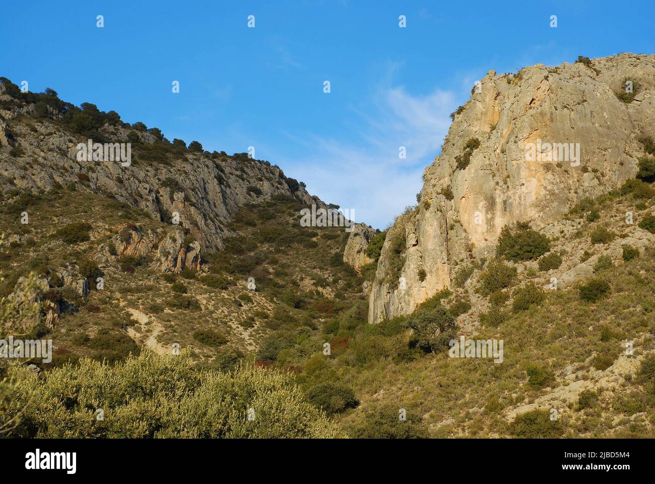 Granite walls for climbing in the Pyrenees Stock Photo - Alamy