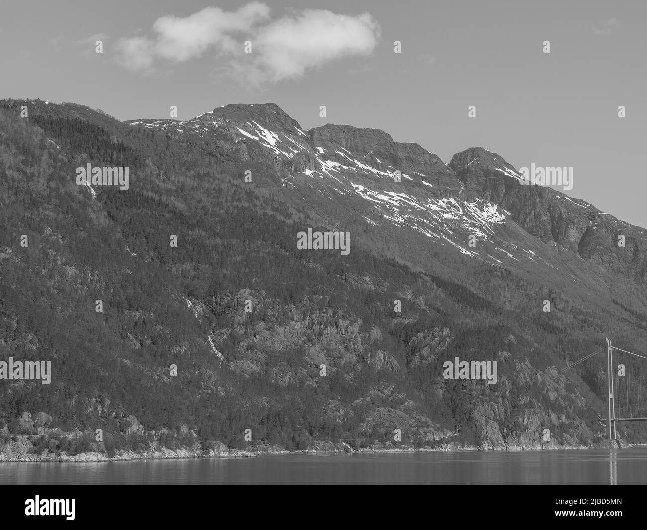 ship cruise in the norwegian hardangerfjord Stock Photo - Alamy